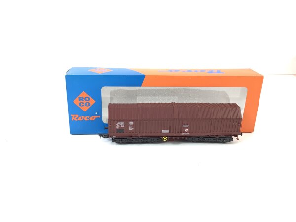 Roco H0 4394A Güterwagen Teleskophaubenwagen 487 6 001-7 DB / NE