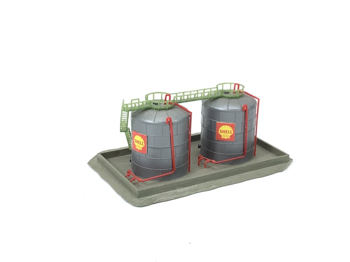 Faller N 2131 Gebäude Industriegebäude Tanklager Hochtanks Öltan