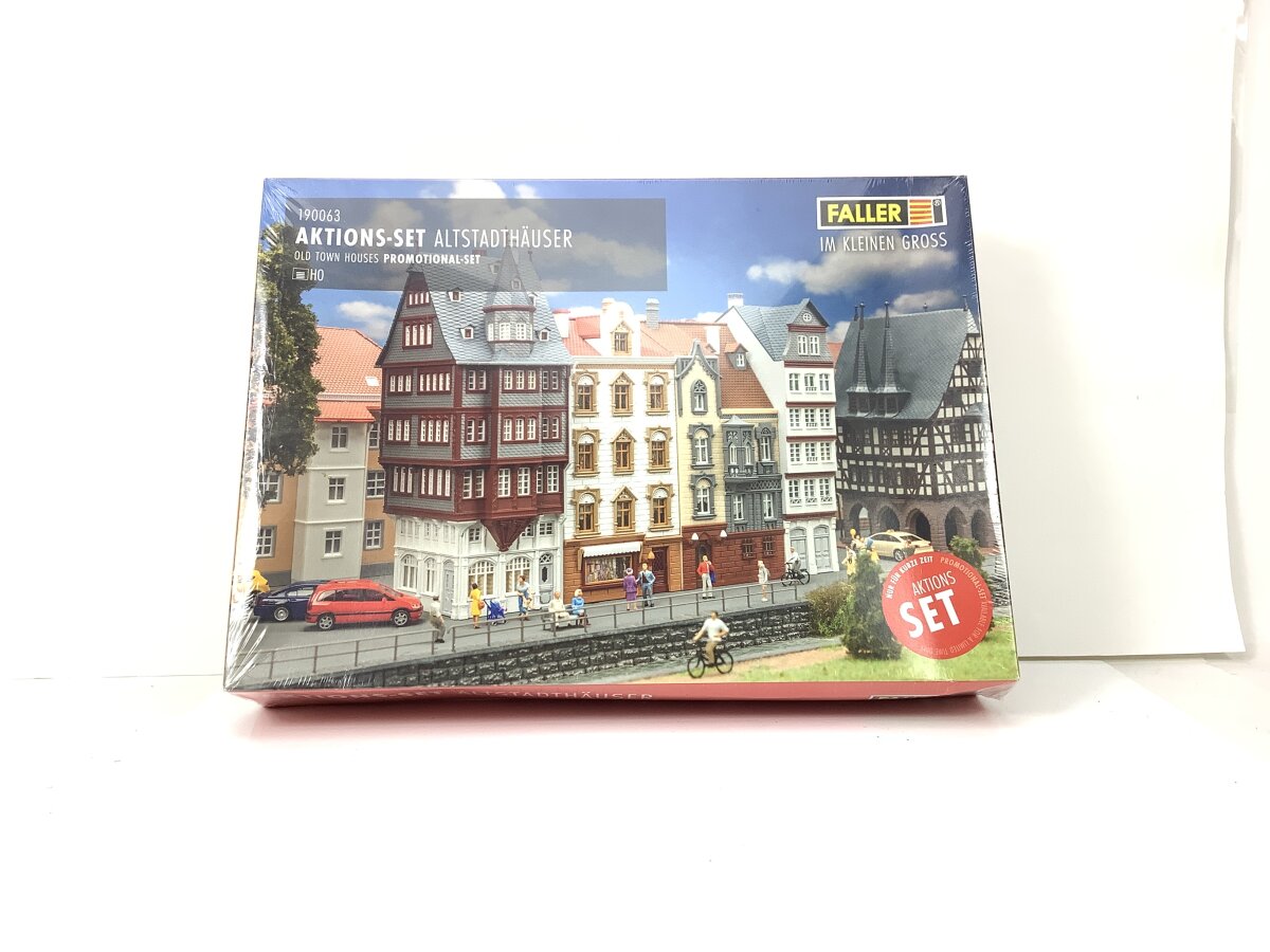 Faller H0 190063 Gebäude Bausatz Aktions-Set Altstadthäuser OVP