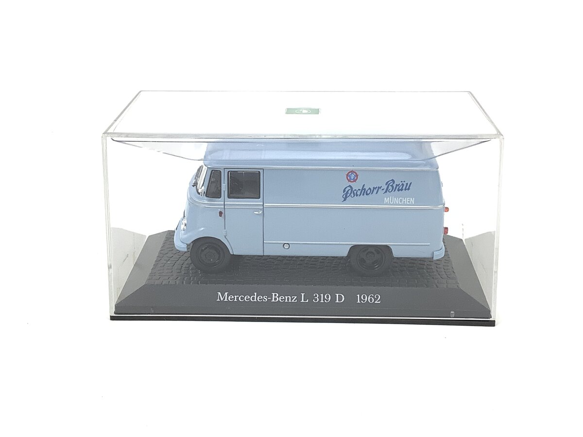 Atlas Modellauto PKW Mercedes-Benz L 319D von 1962 "Pschorr-Bräu