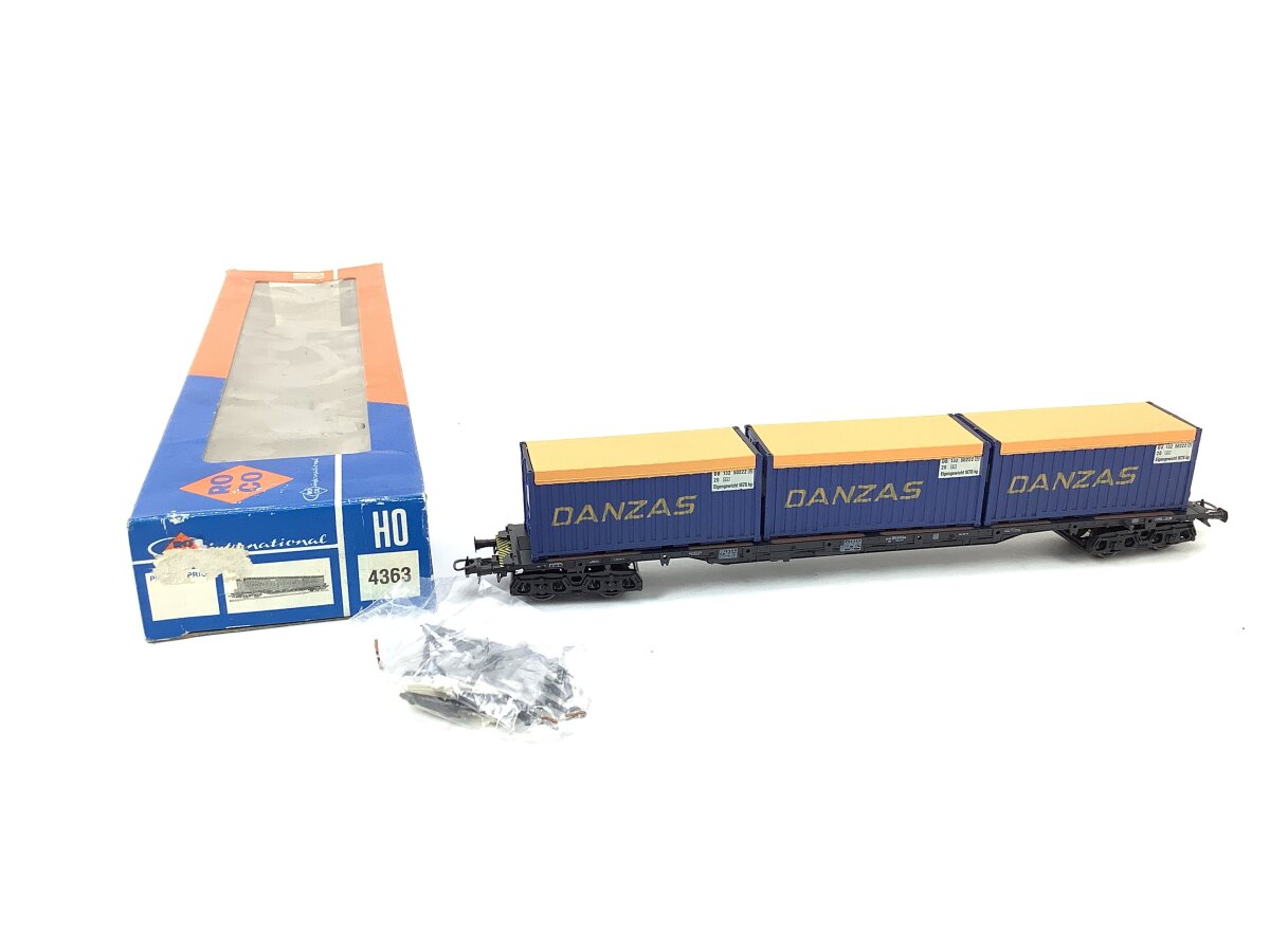 Roco H0 4363 Güterwagen Containerwagen DB "Danzas" / NEM, 34,99