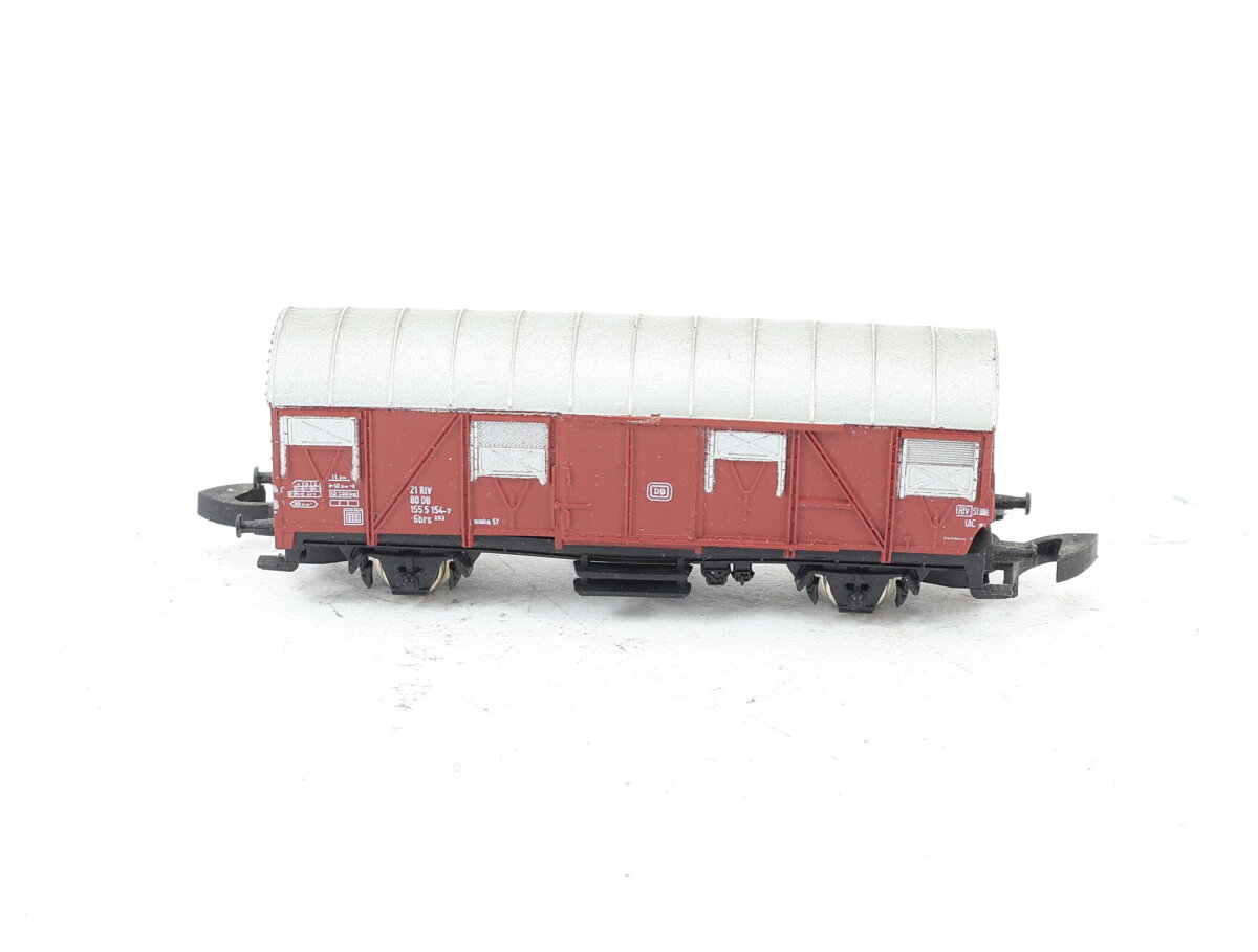 Märklin Spur Z 8605 gedeckter Güterwagen 155 5 154-7 braun DB, 9,99