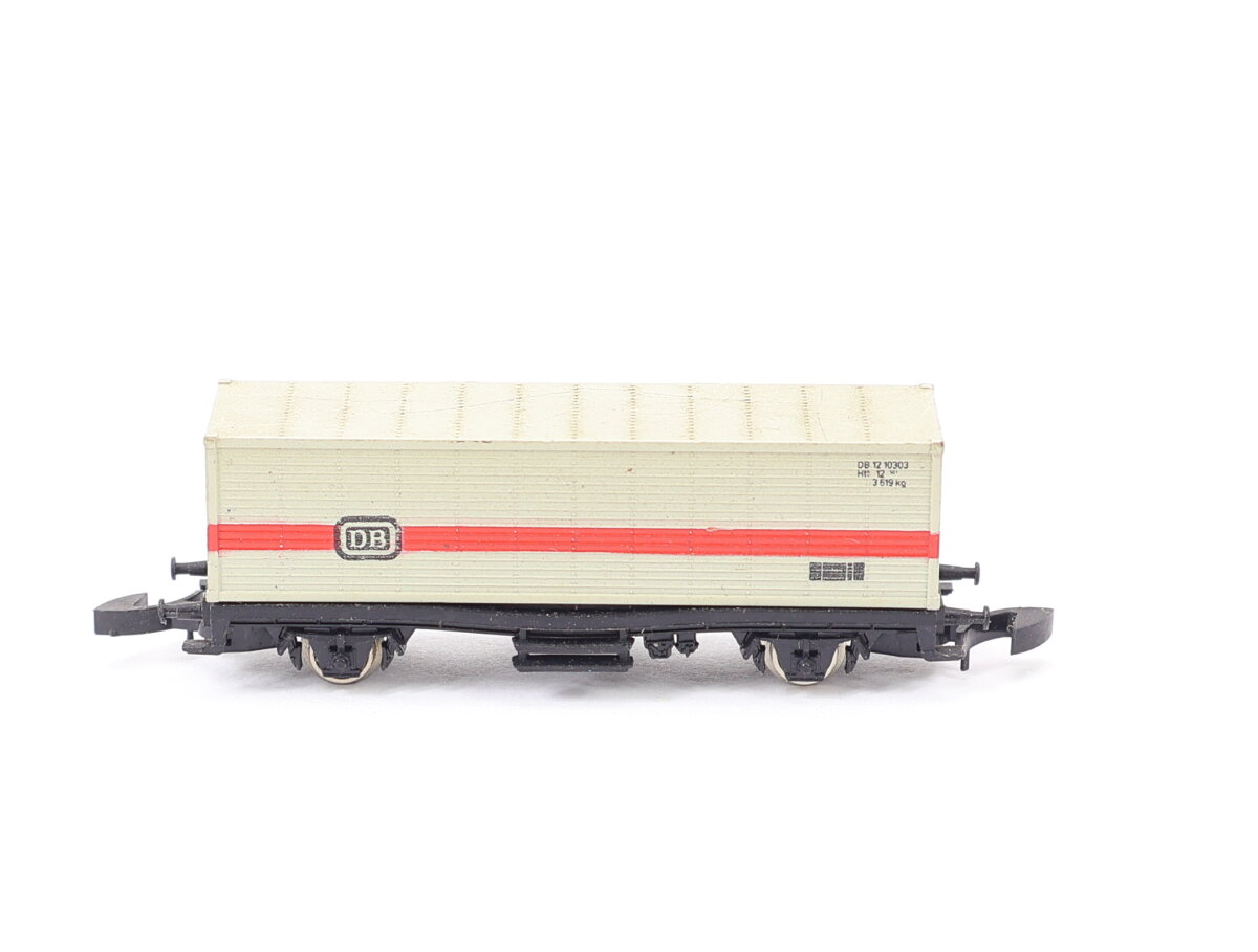 Märklin Spur Z 8615 Güterwagen Containerwagen DB grau 1:220, 5,99