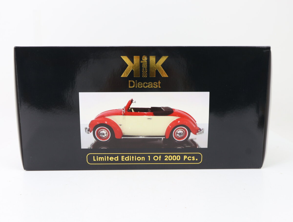 KK Scale 180111 Modellauto PKW VW Volkswagen Cabrio Käfer Limite