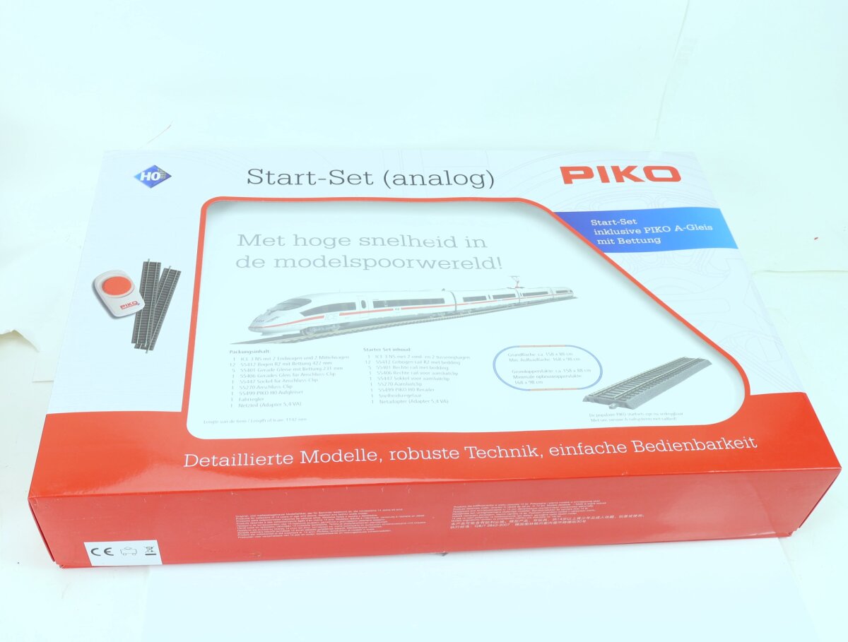 Piko H0 97929 Start-Set 27-tlg. ICE 3 mit A-Gleis und Fahrregler / OV ...