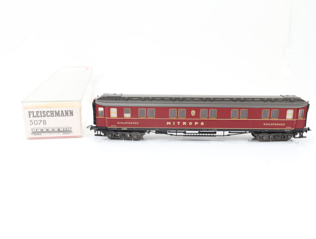 Fleischmann H0 5078 Personenwagen Schlafwagen Mitropa 20020 DRG