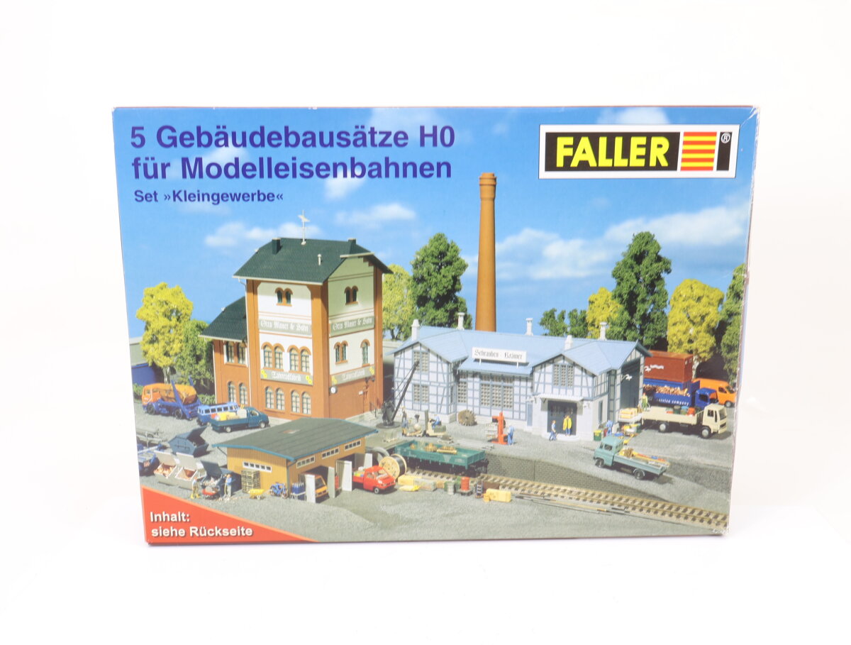 Faller H0 Gebäude-Bausatz Set "Kleingewerbe" 5-tlg. Zahnrad-Schrauben ...