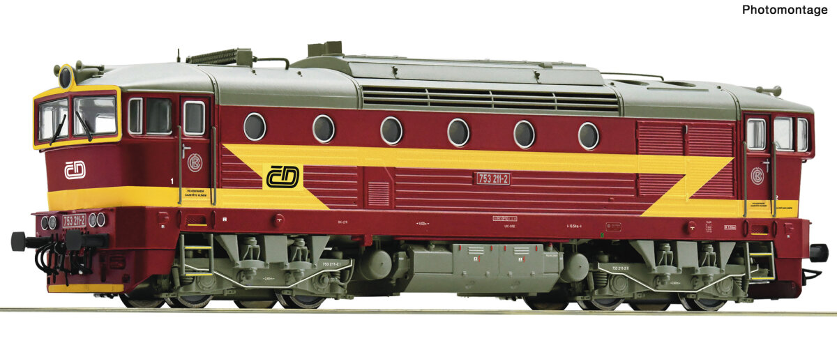 Roco H0 7300088 Diesellok 753 211 CD DC