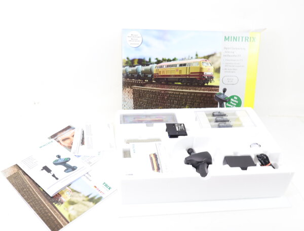 Minitrix Spur N 11160 Digital-Startpackung Diesellok BR 217 mit