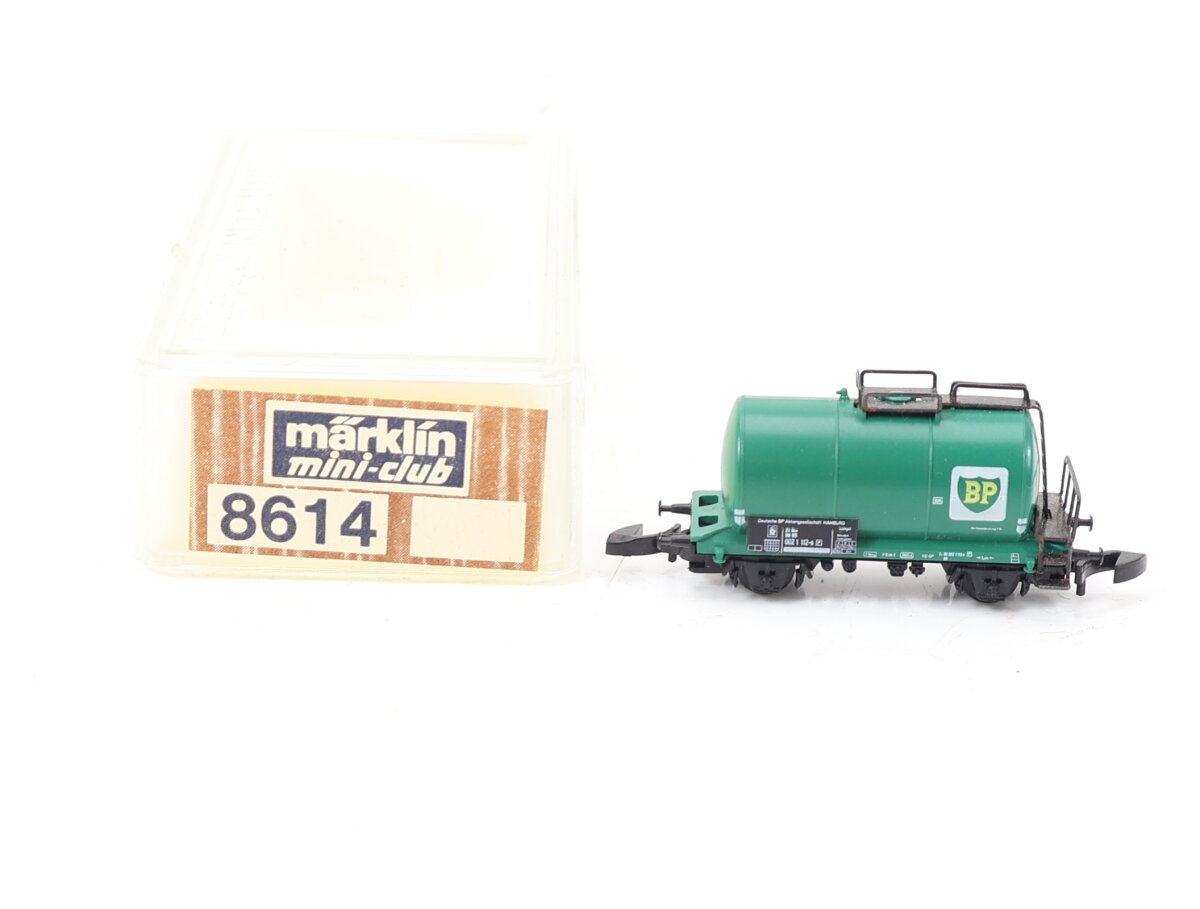 Märklin Spur Z 8614 Güterwagen Kesselwagen "BP" 002 1 112-6 grün