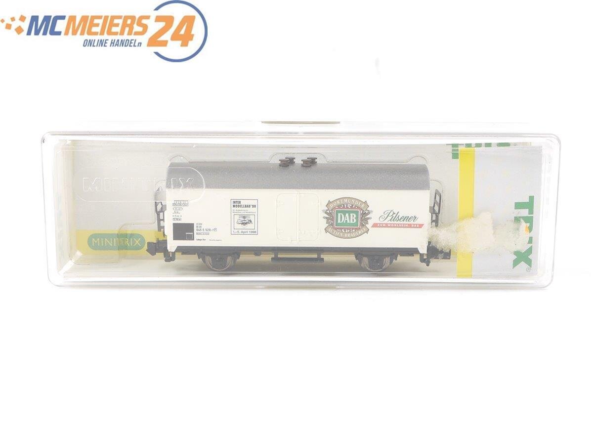 Minitrix N 15016 Güterwagen Bierwagen "DAB Pilsener - Inter Mode