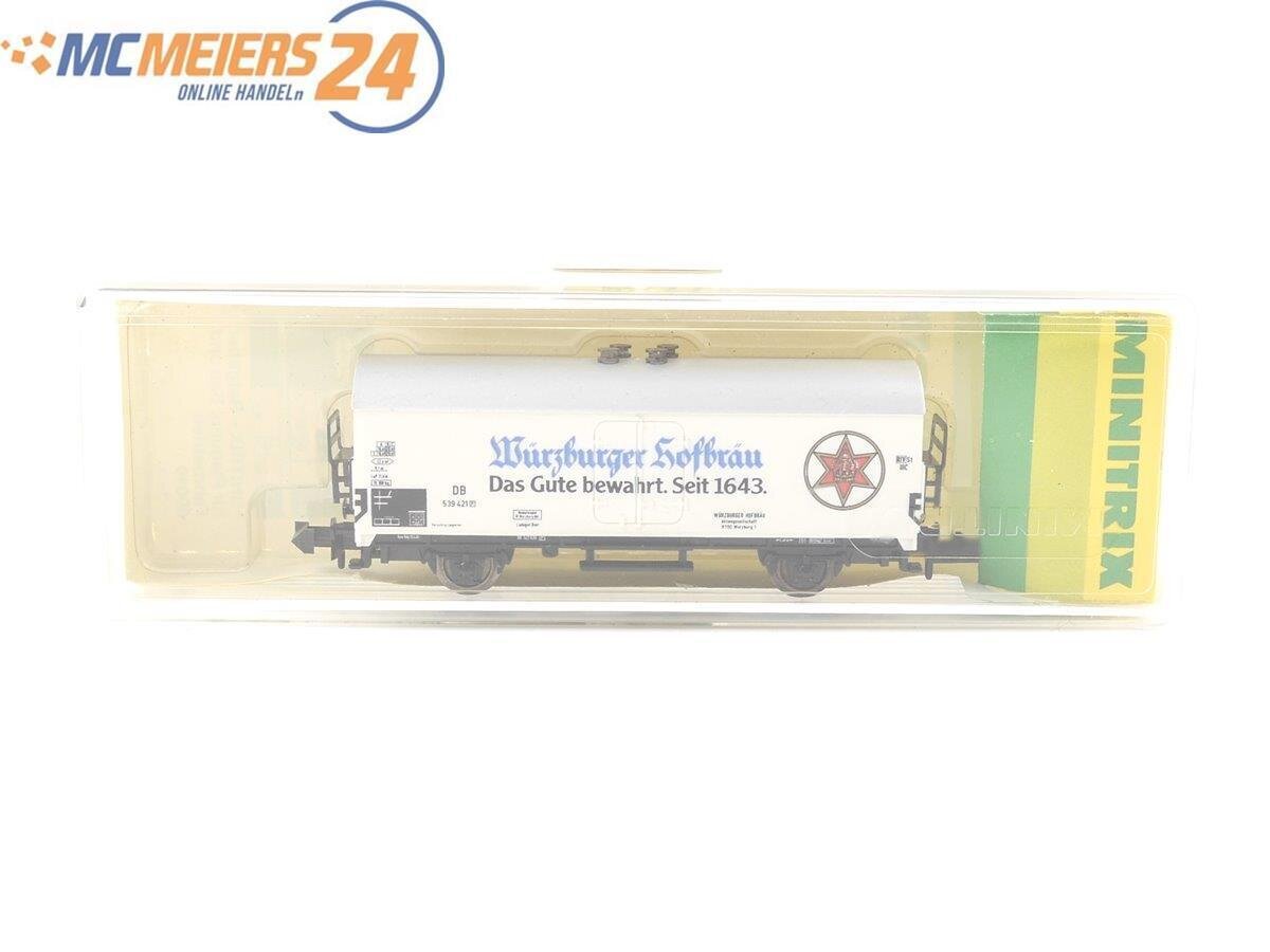 Minitrix N 13697 Güterwagen Bierwagen "Würzburger Hofbräu" 539 4