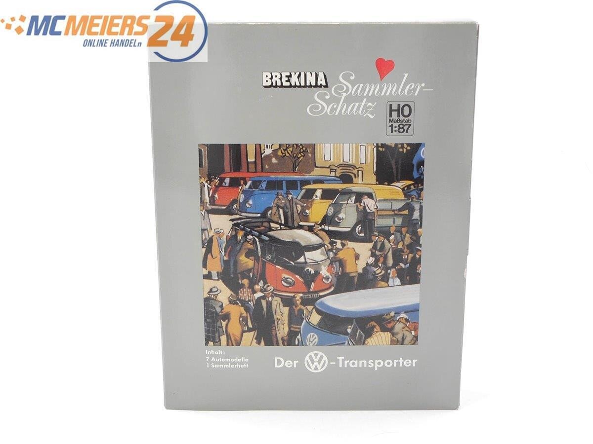 Brekina H0 Sammler-Schatz Modellauto-Set 7x VW Transporter und S