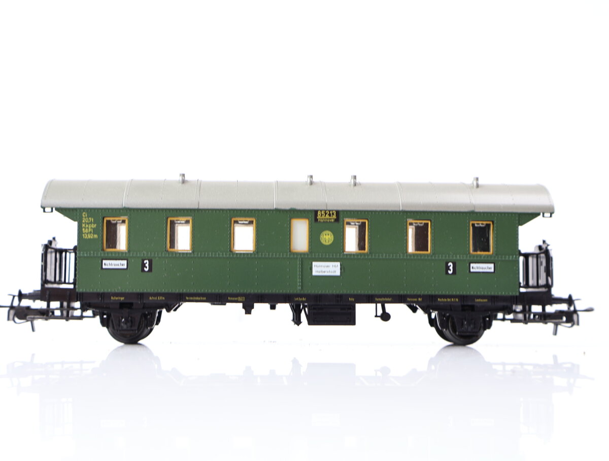 Märklin H0 4101 Personenwagen Abteilwagen Donnerbüchse 3. Klasse 8521 ...