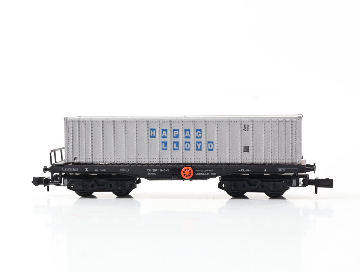 Arnold N 4955 Güterwagen Containerwagen "HAPAG LLOYD" 397 1 945-5 SSk ...