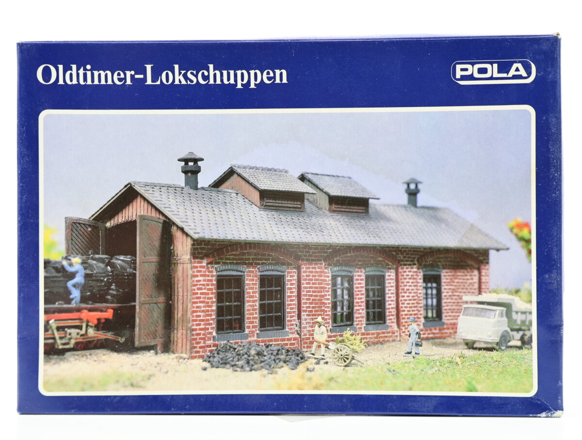 Pola N 211 Gebäude Bausatz Oldtimer-Lokschuppen 1-ständig, 18,99