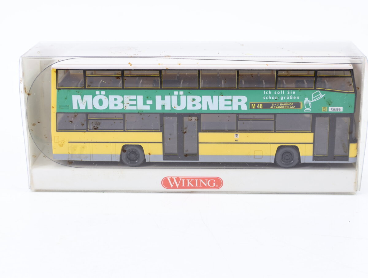 Wiking H0 0731 12 40 Modellauto MAN D89 Doppeldeckerbus "M48" 1: