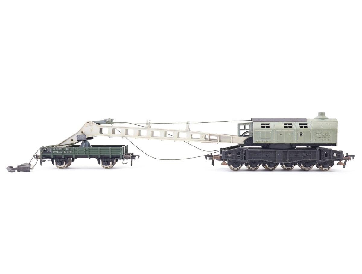 Fleischmann H0 1495 5597 aus Set Kranwagen Krupp-Ardelt mit Schu