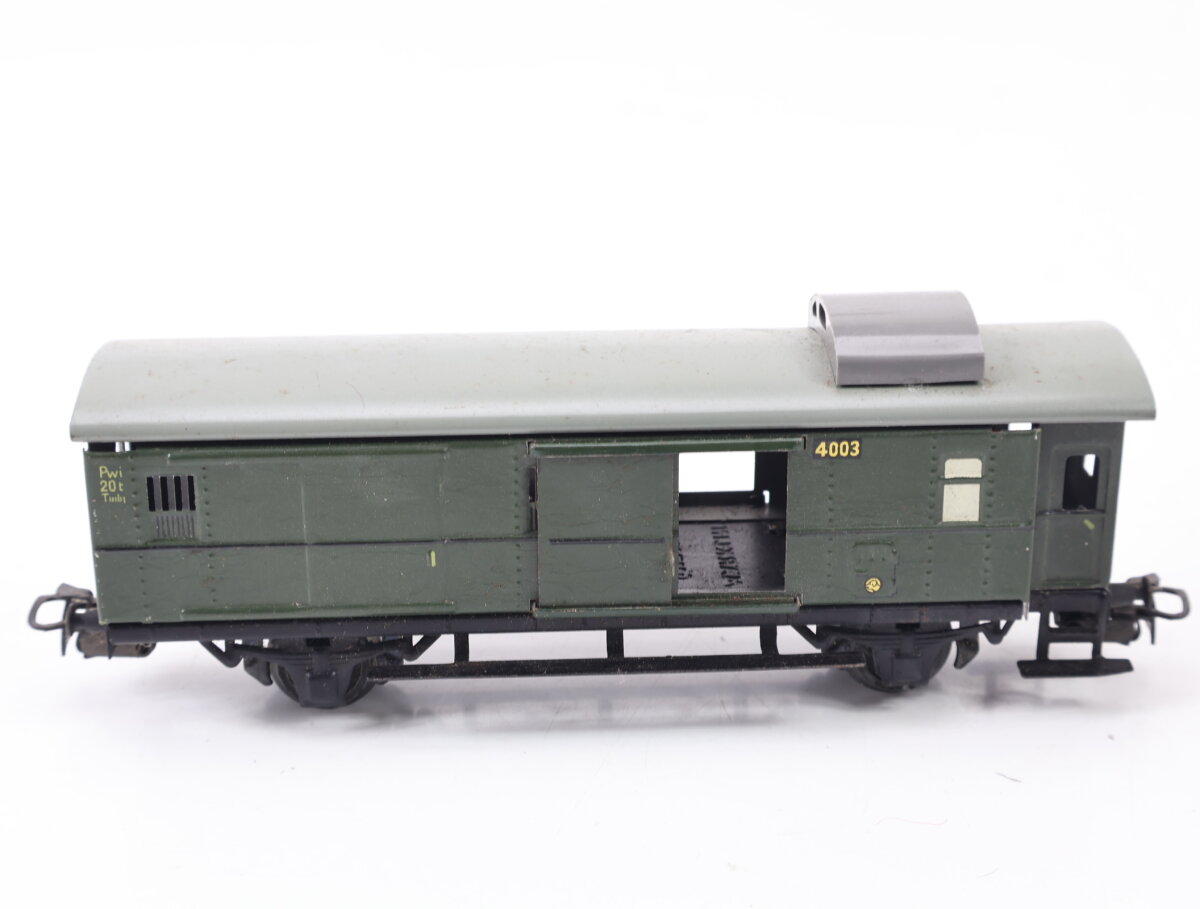 Märklin H0 4003 Personenwagen Gepäckwagen Pwi 20t / Blech, 6,99