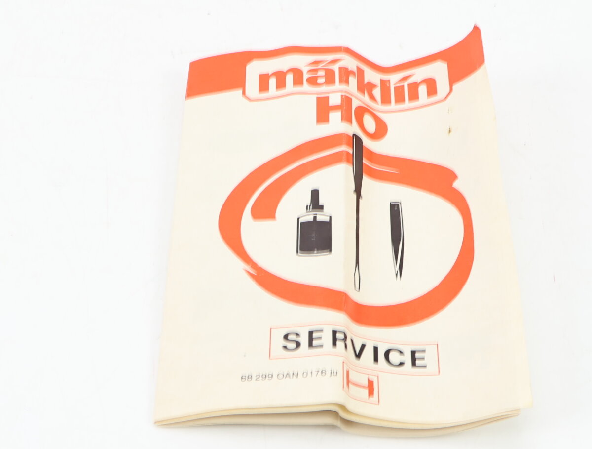 Märklin H0 Beschreibung Anleitung für Loks Service-Heft rot, 3,99