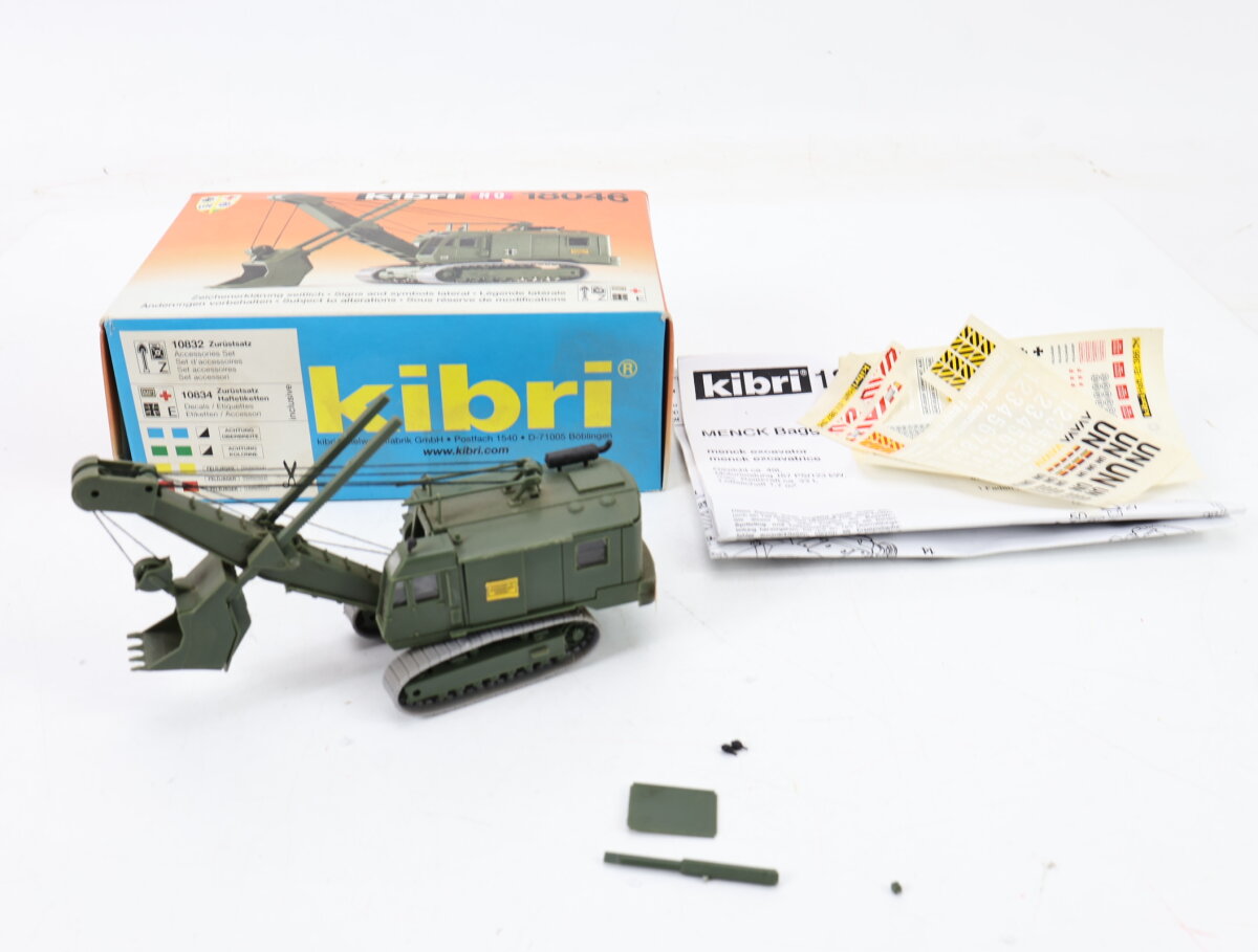 Kibri H0 18046 Modellauto Militaria Menck Bagger Bundeswehr geba