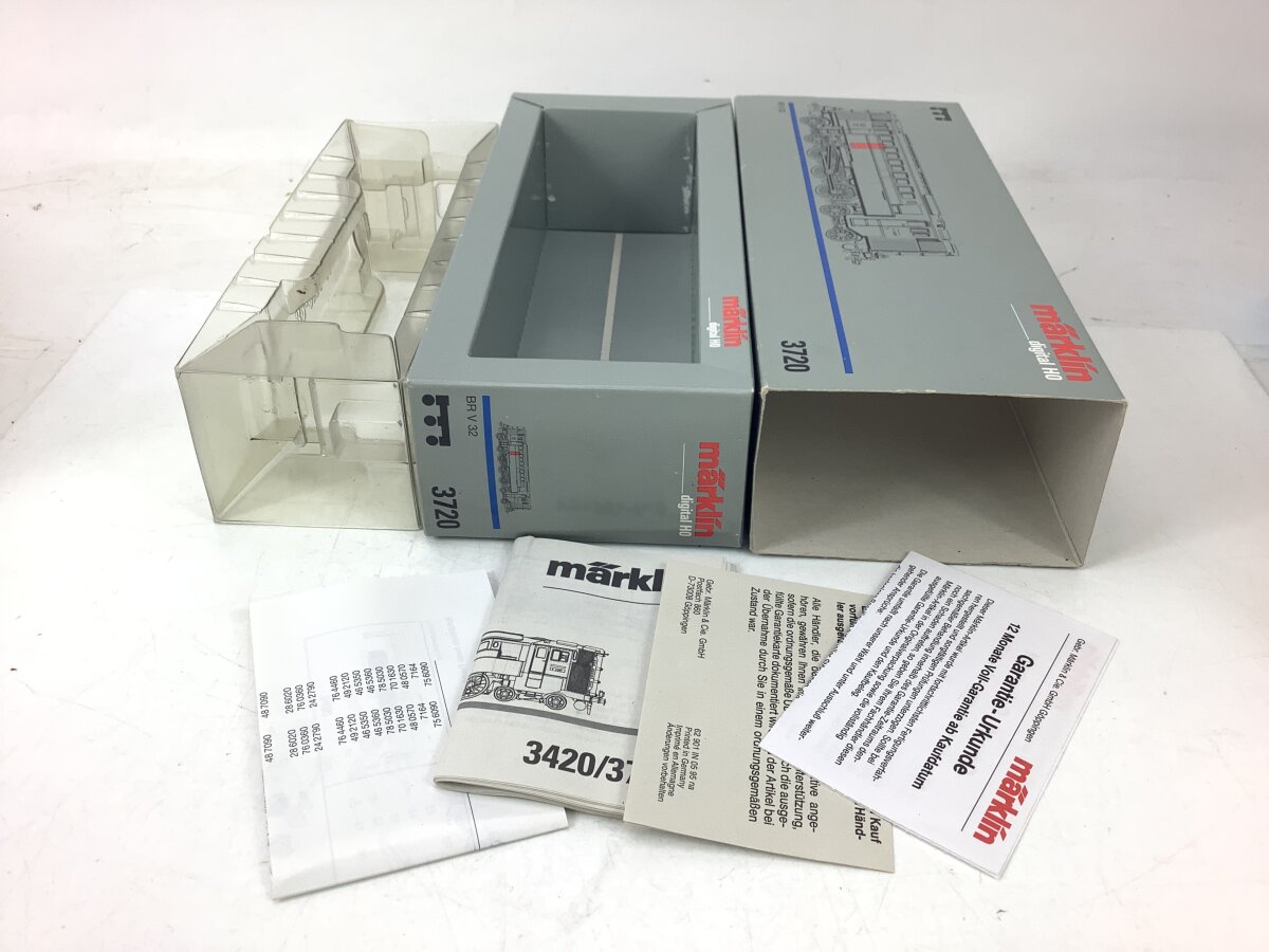 Märklin H0 3720 Leerkarton OVP für Diesellok Diesel-Druckluft-Lok BR ...