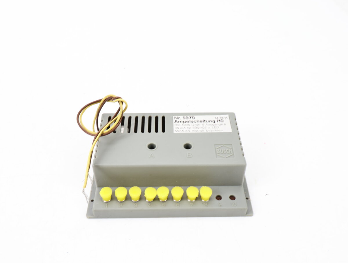 Busch H0 5970 Schaltung Ampelschaltung Rot-Gelb-Grün 14-16 V für 5901 ...