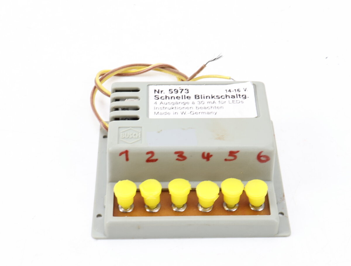 Busch H0 5973 Schaltung schnelle Blinkschaltung für LED's 14 - 16 V, 14 ...