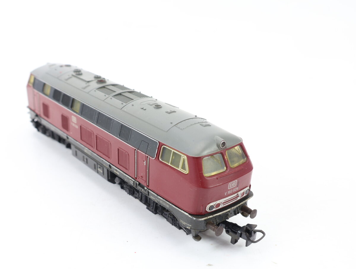 Märklin H0 aus 29845 / 3075 Diesellok rot-grau BR V160 029 DB / Digit ...