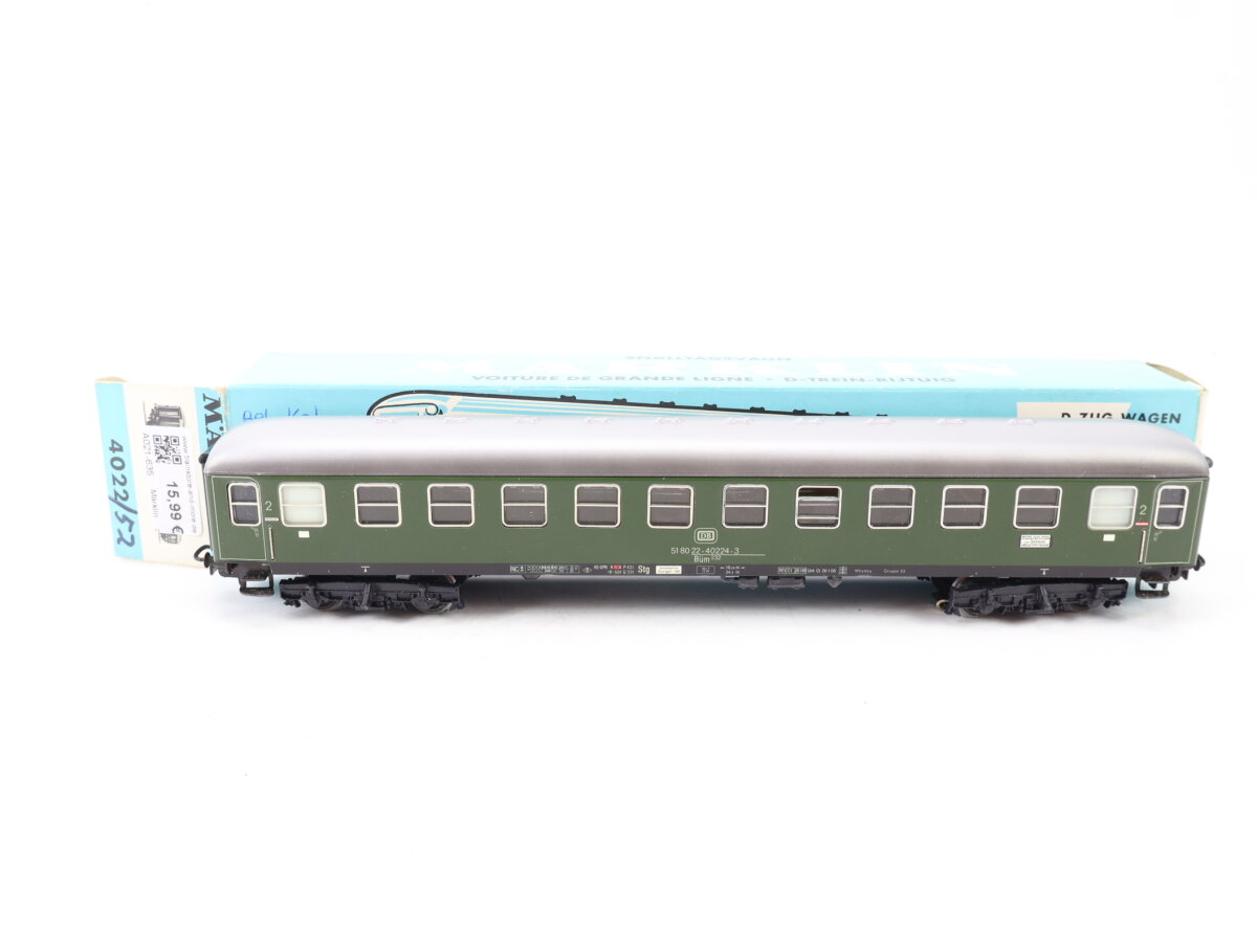 Märklin H0 4052 Personenwagen Abteilwagen 2. Klasse 40224-3 Büm
