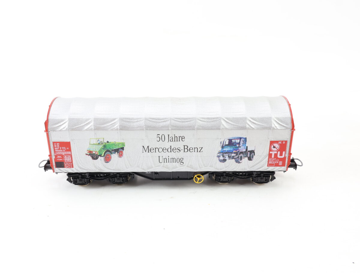Roco H0 44177 aus Set Güterwagen Schiebeplanwagen "50 Jahre Mercedes ...