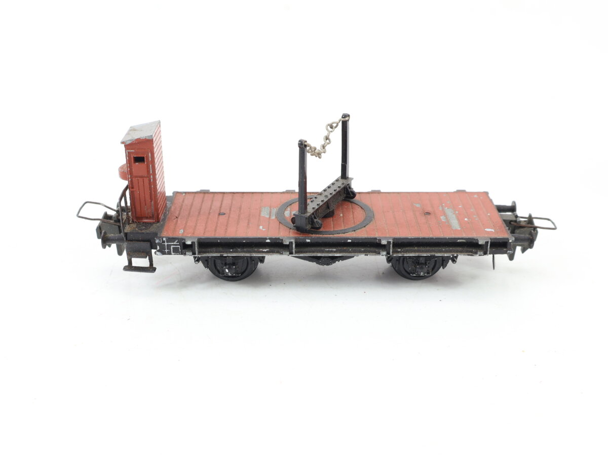 Trix Express H0 3442 Güterwagen Drehschemelwagen mit Bremserhaus, 6,99