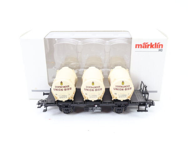 Märklin H0 48635 Güterwagen Somo Behältertragwagen "Union-Bier"/