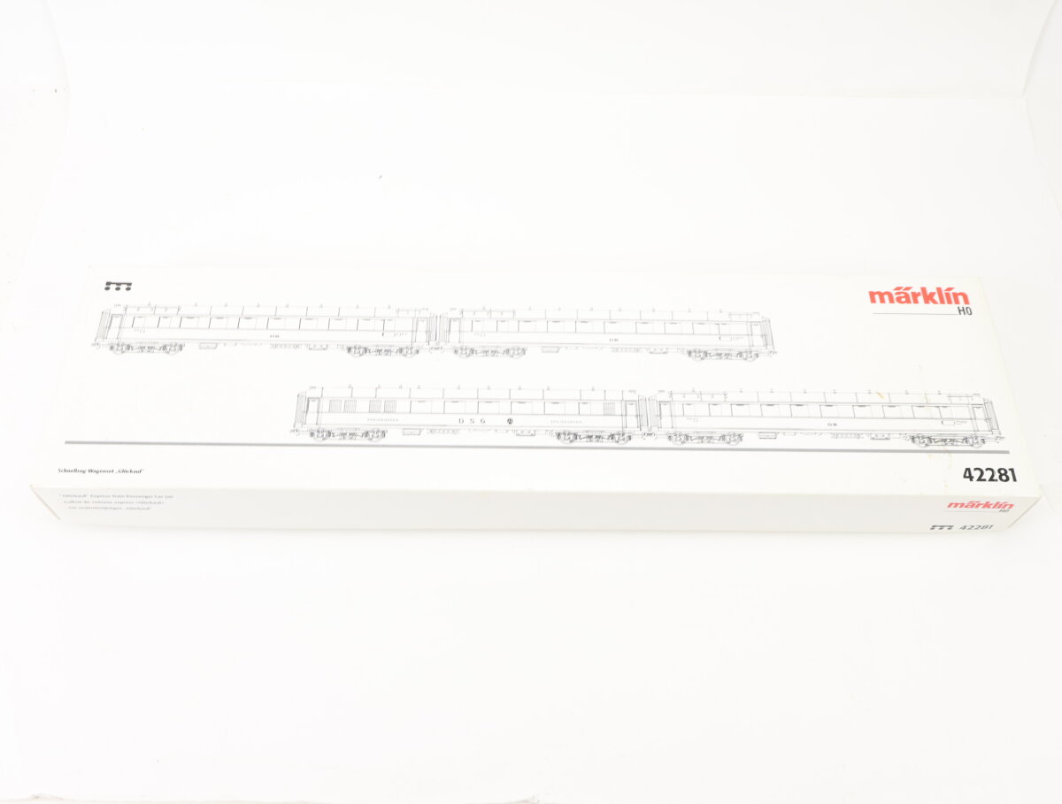 Märklin H0 42281 Personenwagen-Set 4-tlg. Schnellzugwagen "Glück