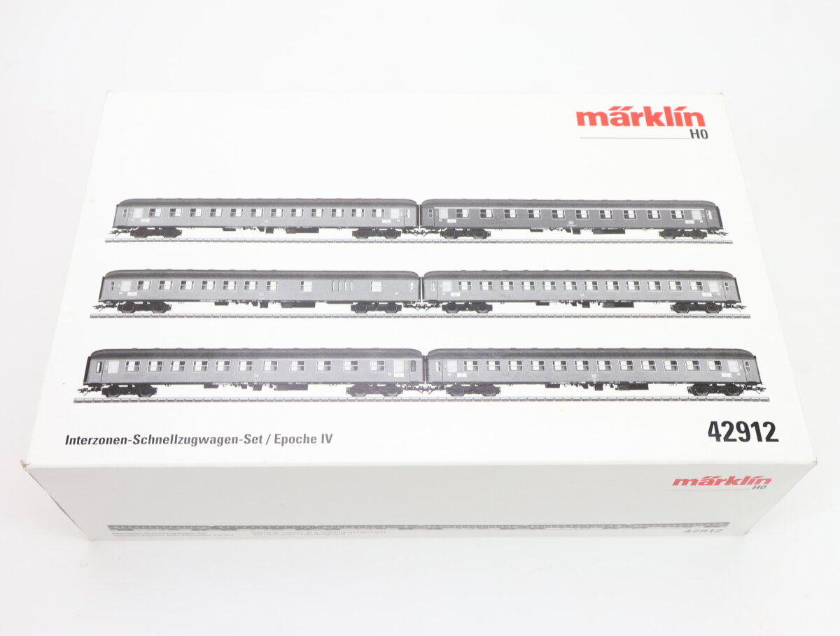 Märklin H0 42912 Leerkarton OVP für Personenwagen-Set Interzonen-Schn ...