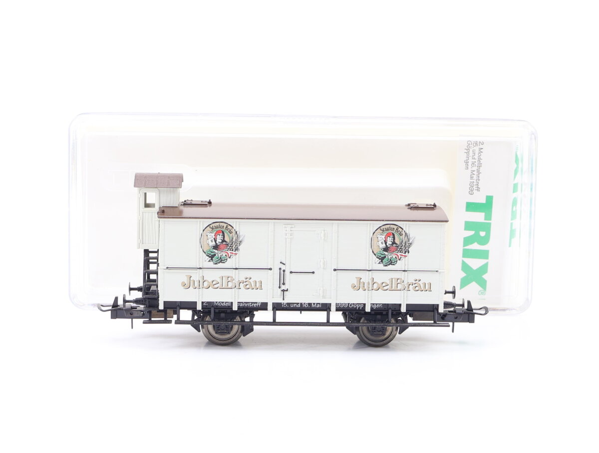 Trix H0 23947 Güterwagen Bierwagen mit Brhs. "Jubel Bräu" SoMo