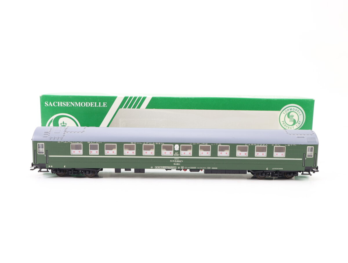 Sachsenmodelle H0 14328/3 Personenwagen Schlafwagen 80 447-4 SZD
