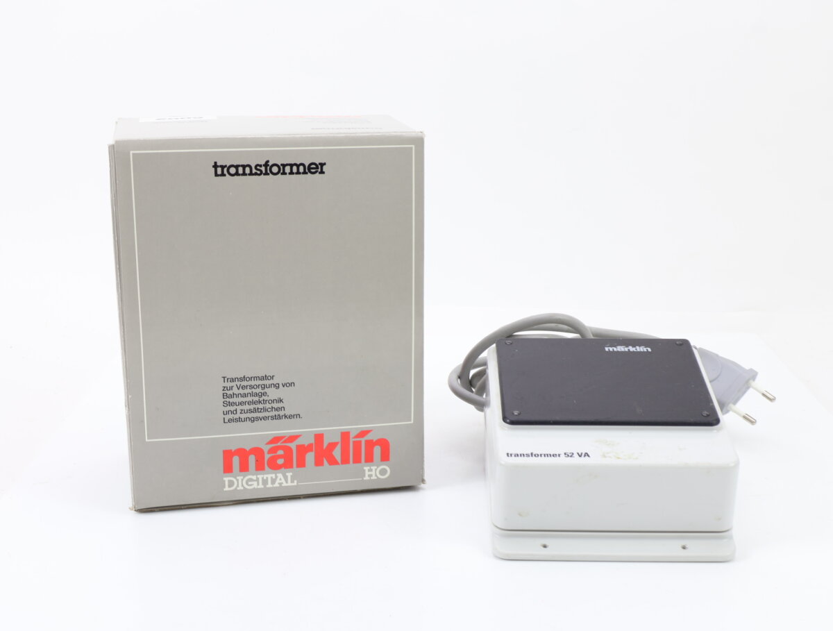Märklin 6002 Trafo Transformer Transformator Lichttrafo / 52 VA OVP, 24 ...